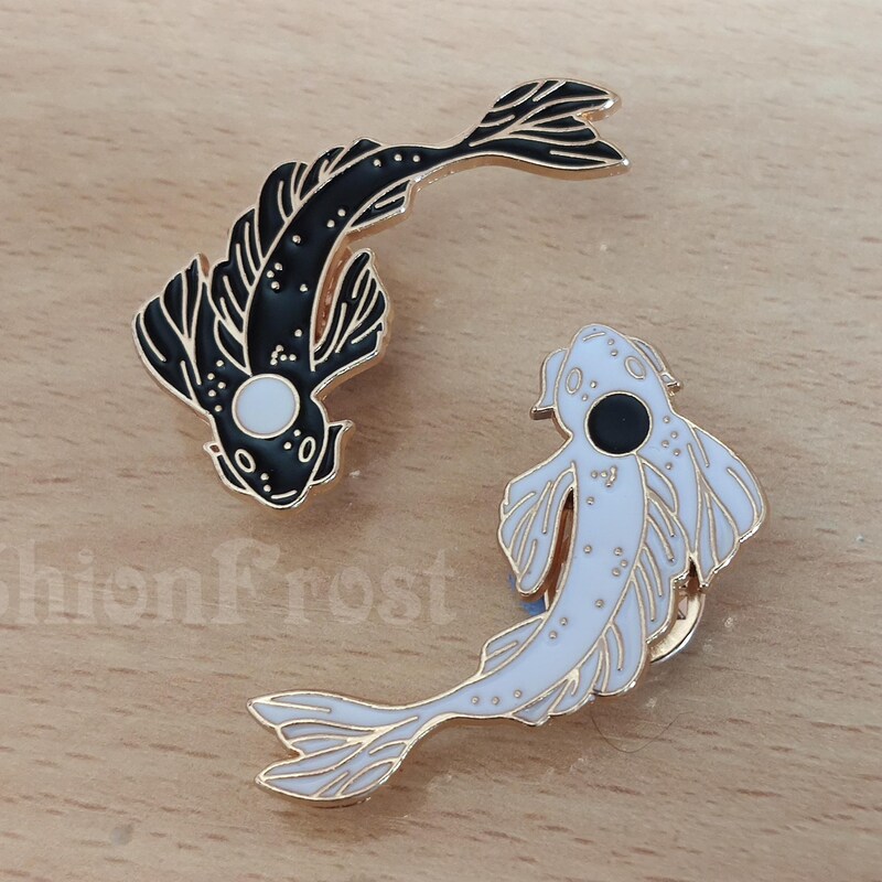 Goldfish Pin - Etsy