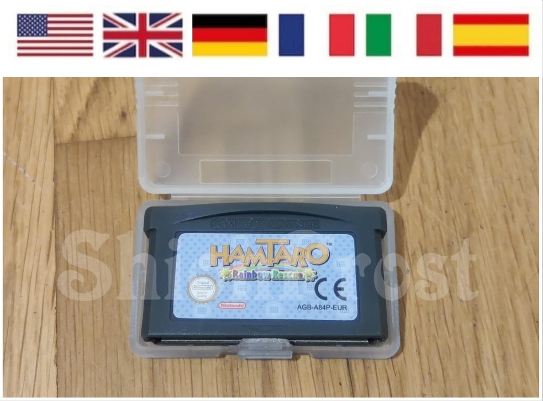 Hamtaro Rainbow Rescue Game Boy Advance GBA Multi Language Video Game ...