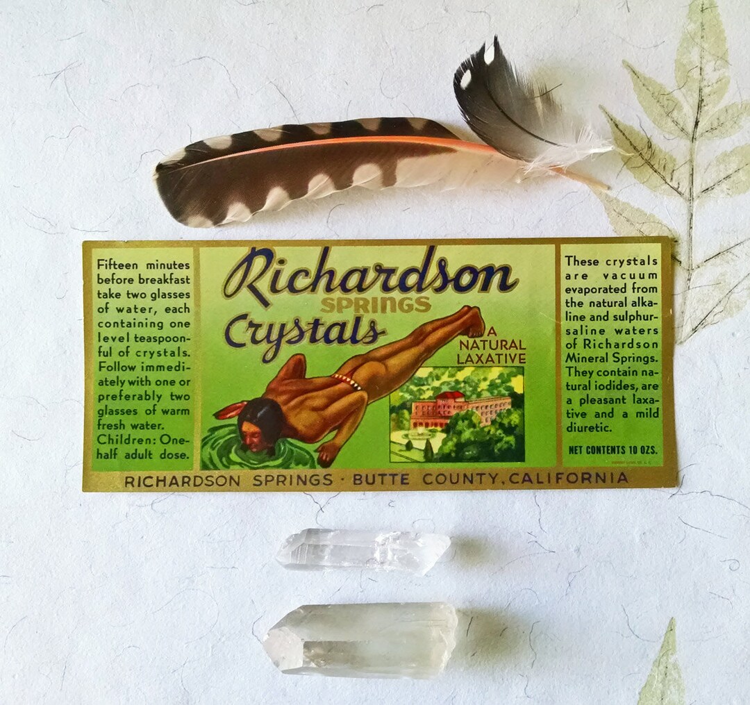 Vintage Laxative Advertising Label Sign Illustration Art to - Etsy