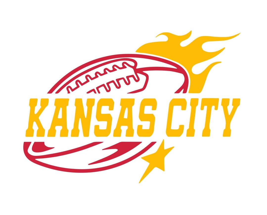 Kansas City Football SVG PNG: Chiefs Clipart (digital Download) - Etsy