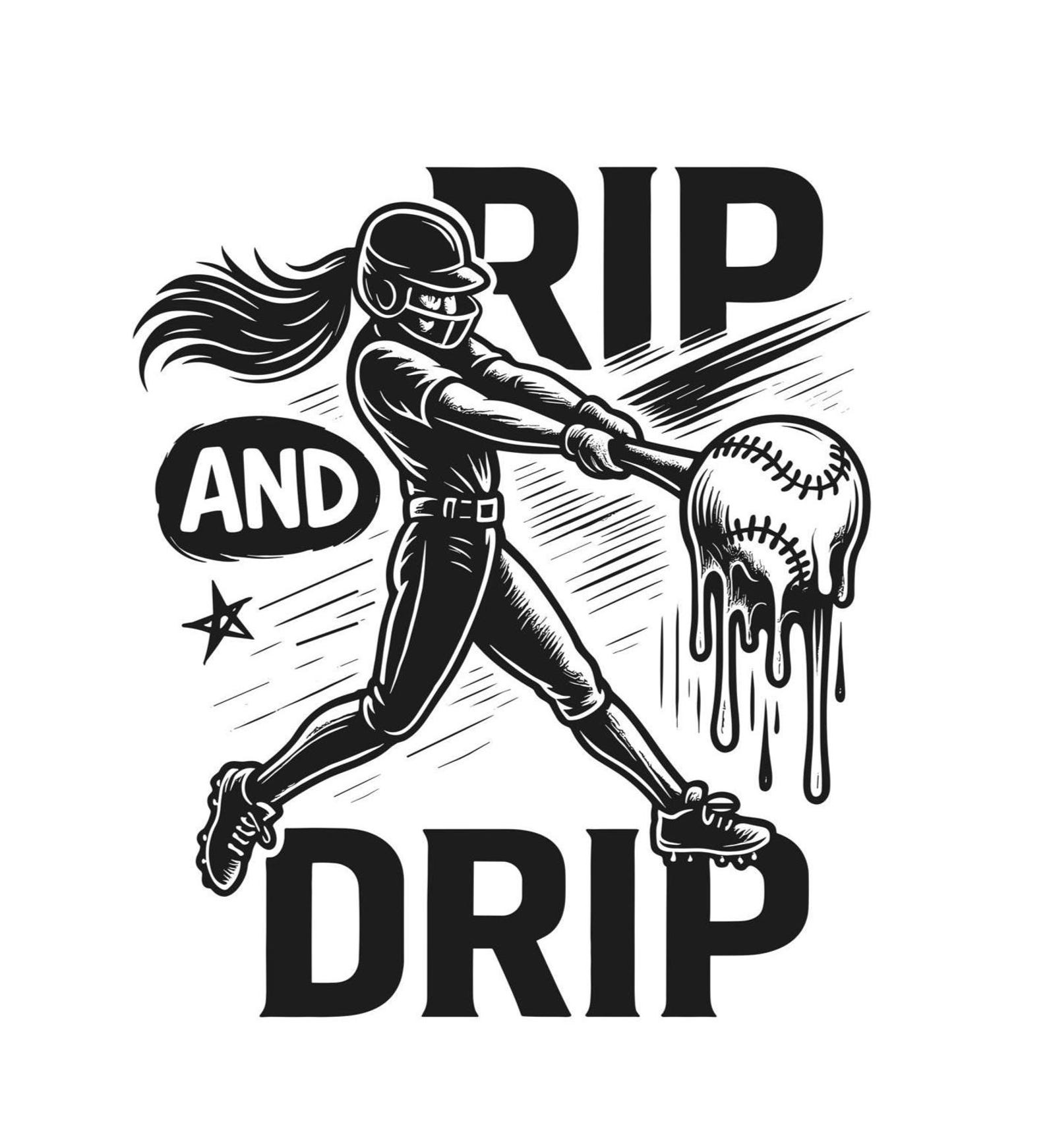 Softball Drip PNG: Game Day Sublimation Design (digital Download) - Etsy