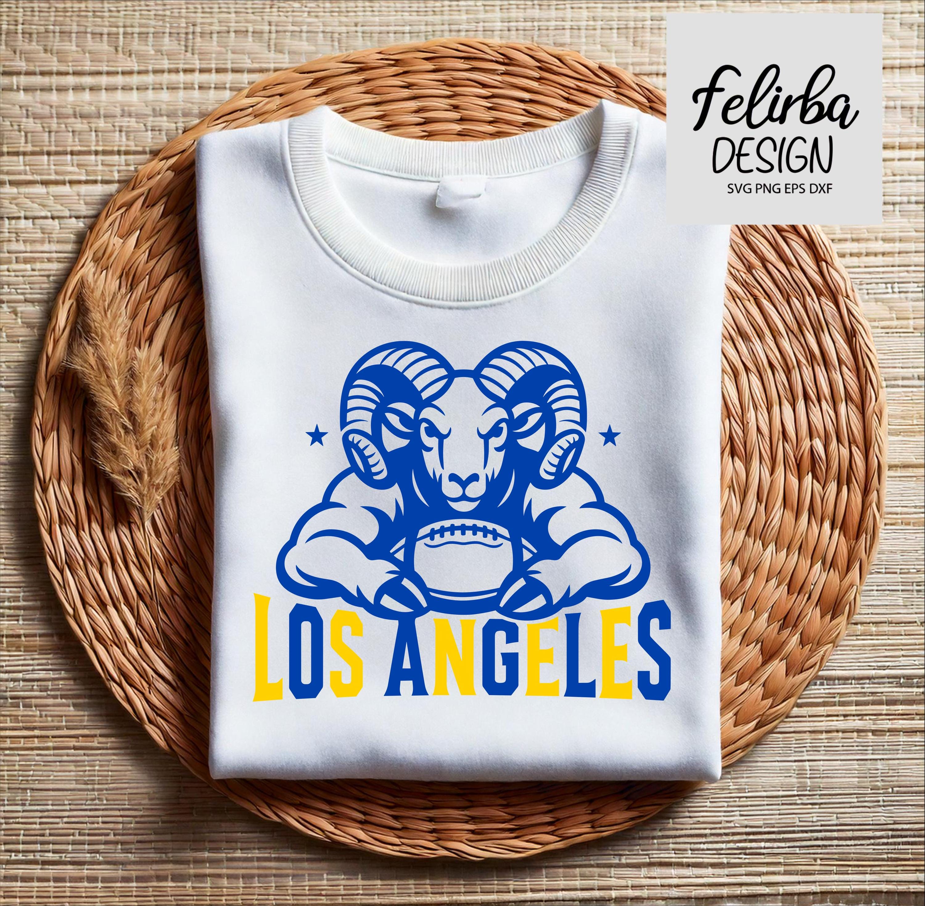 Los Angeles Football SVG Bundle: Cricut & Silhouette Designs (digital ...
