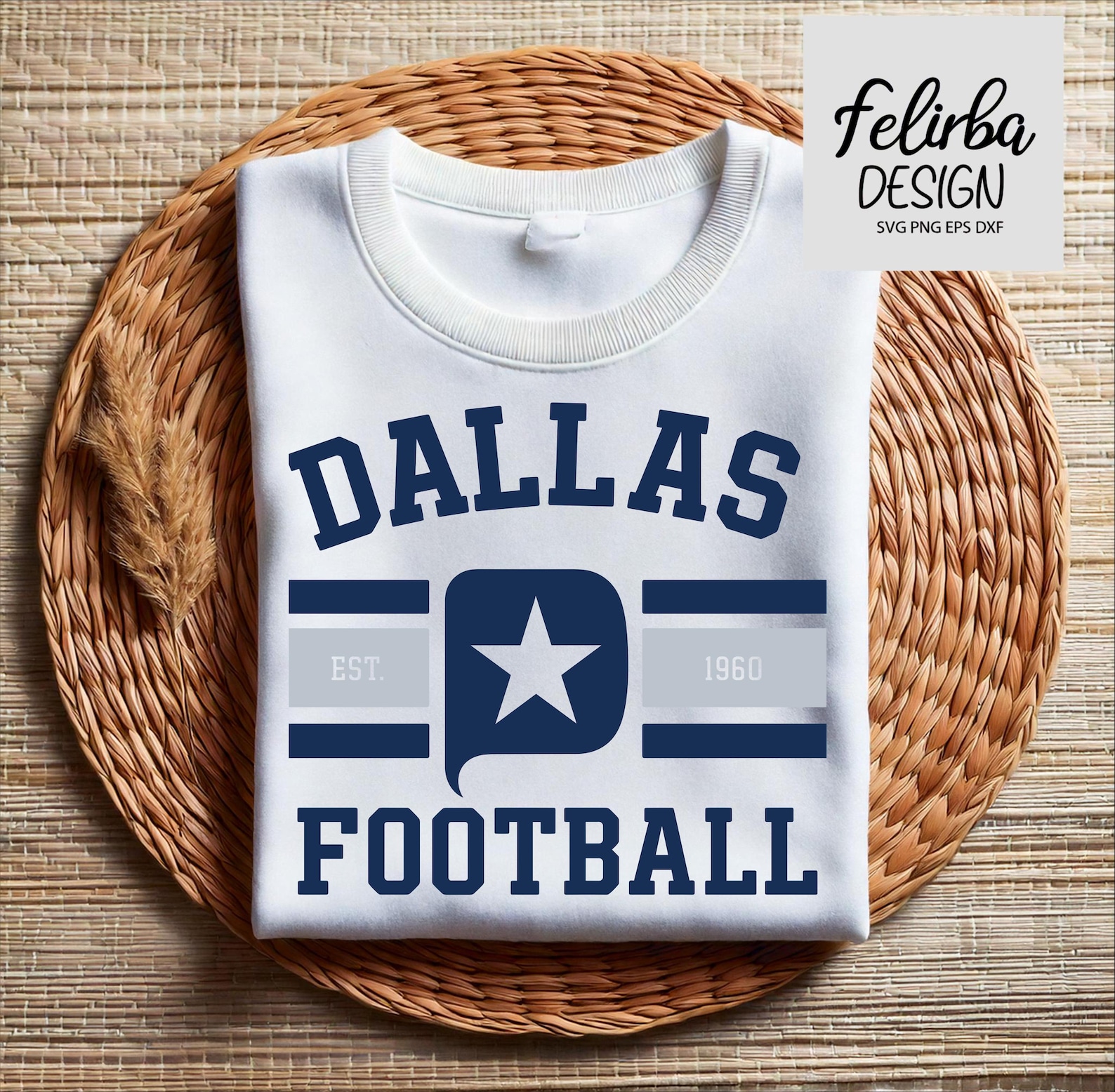 Dallas Football SVG Bundle: Sports Design, Cricut & Silhouette (digital ...