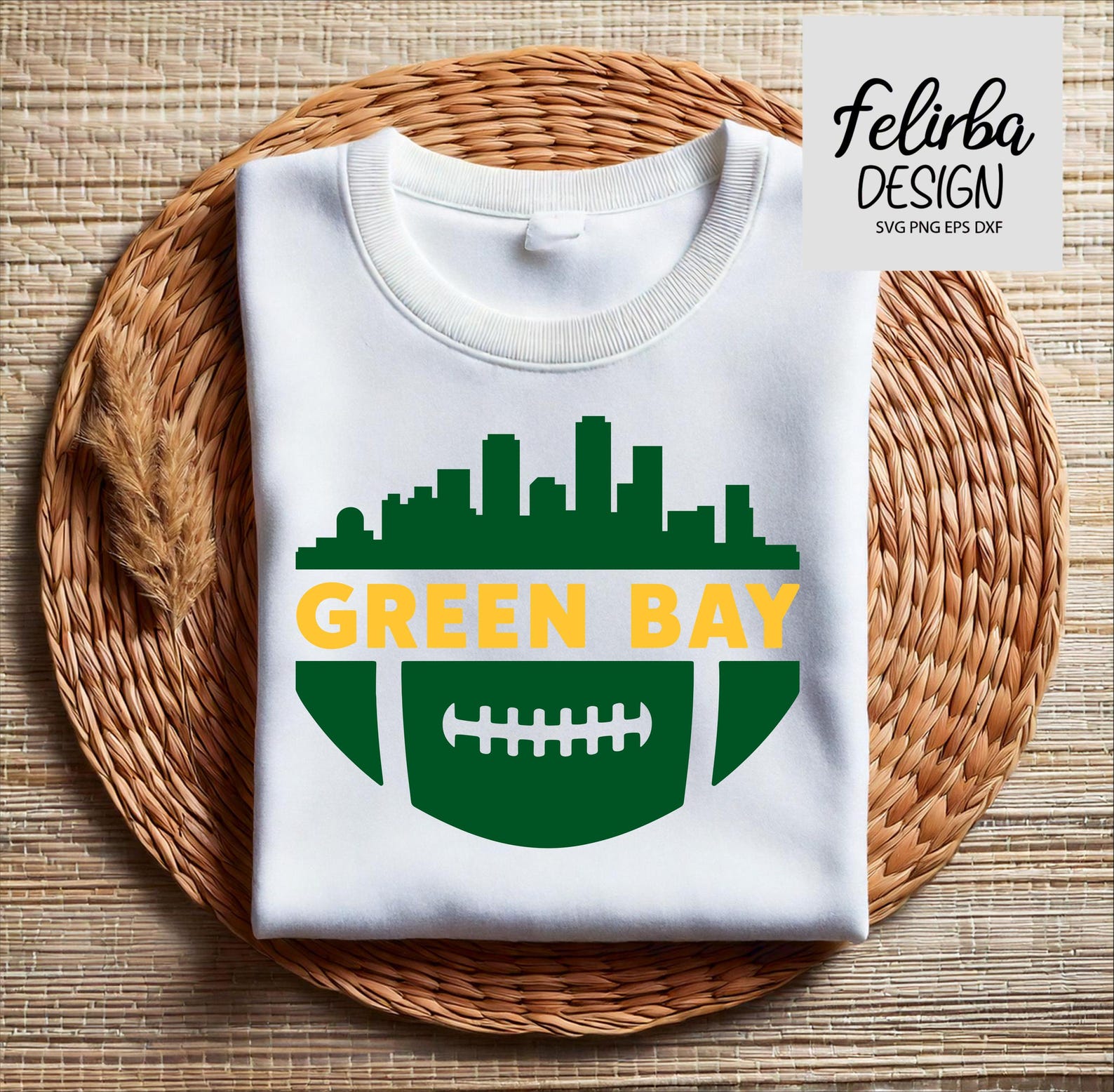 Green Bay Football SVG: Vintage Team Design (digital Download - Etsy
