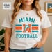 Miami Football Inspired Design for Printing, Cutting and Sublimation ...