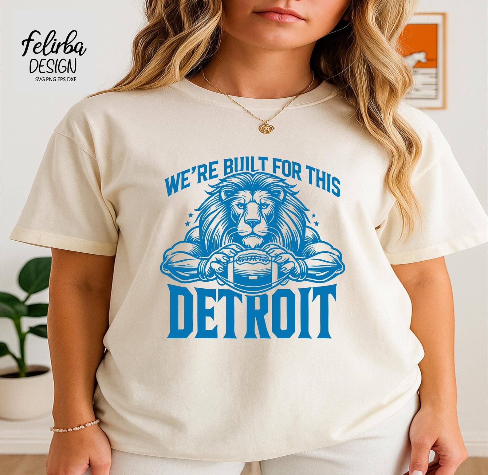 Detroit Football SVG Bundle: Sports Design, Cricut & Silhouette ...