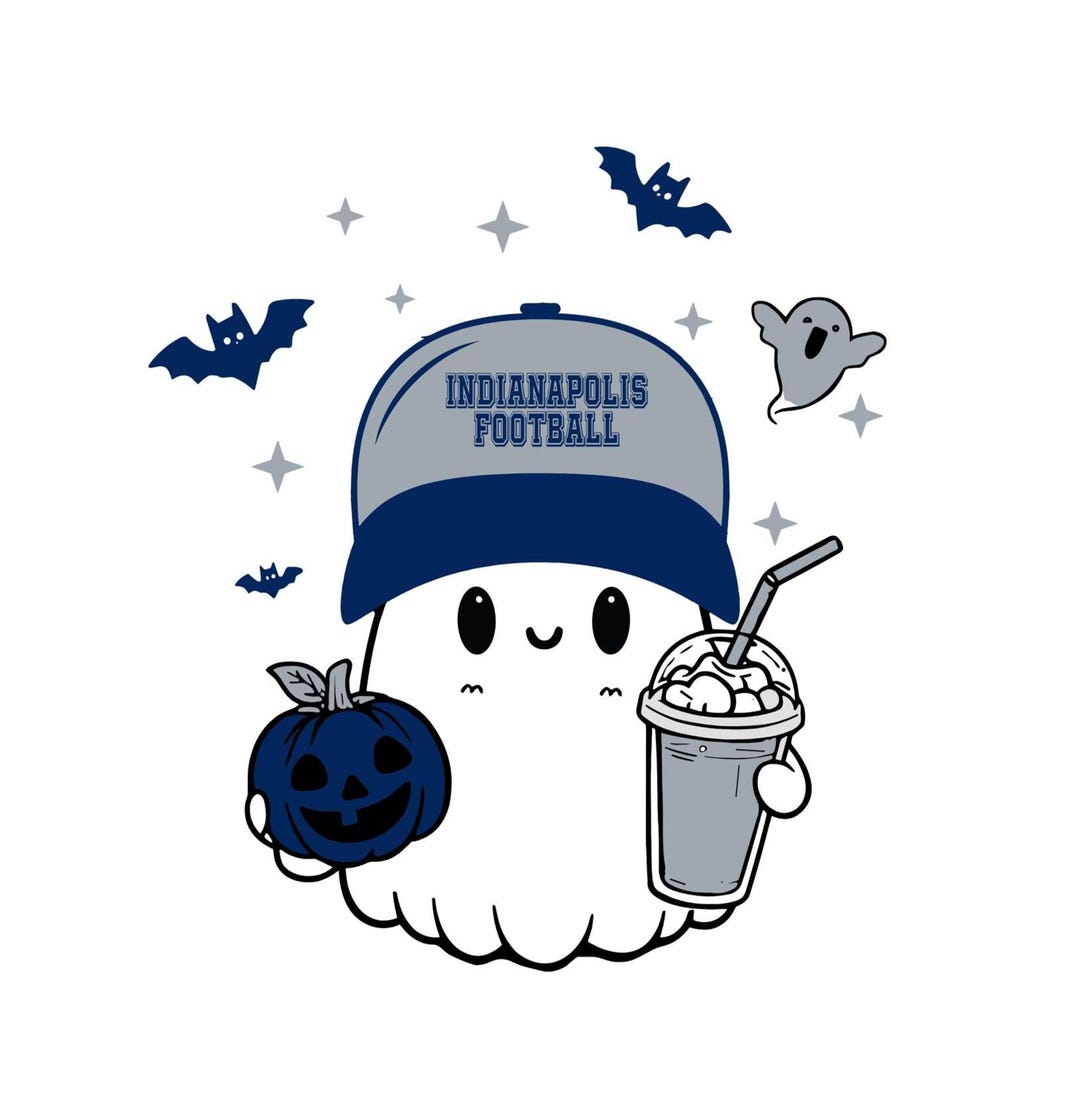 Indianapolis Football Ghost SVG: Halloween Sports Boo (digital Download ...