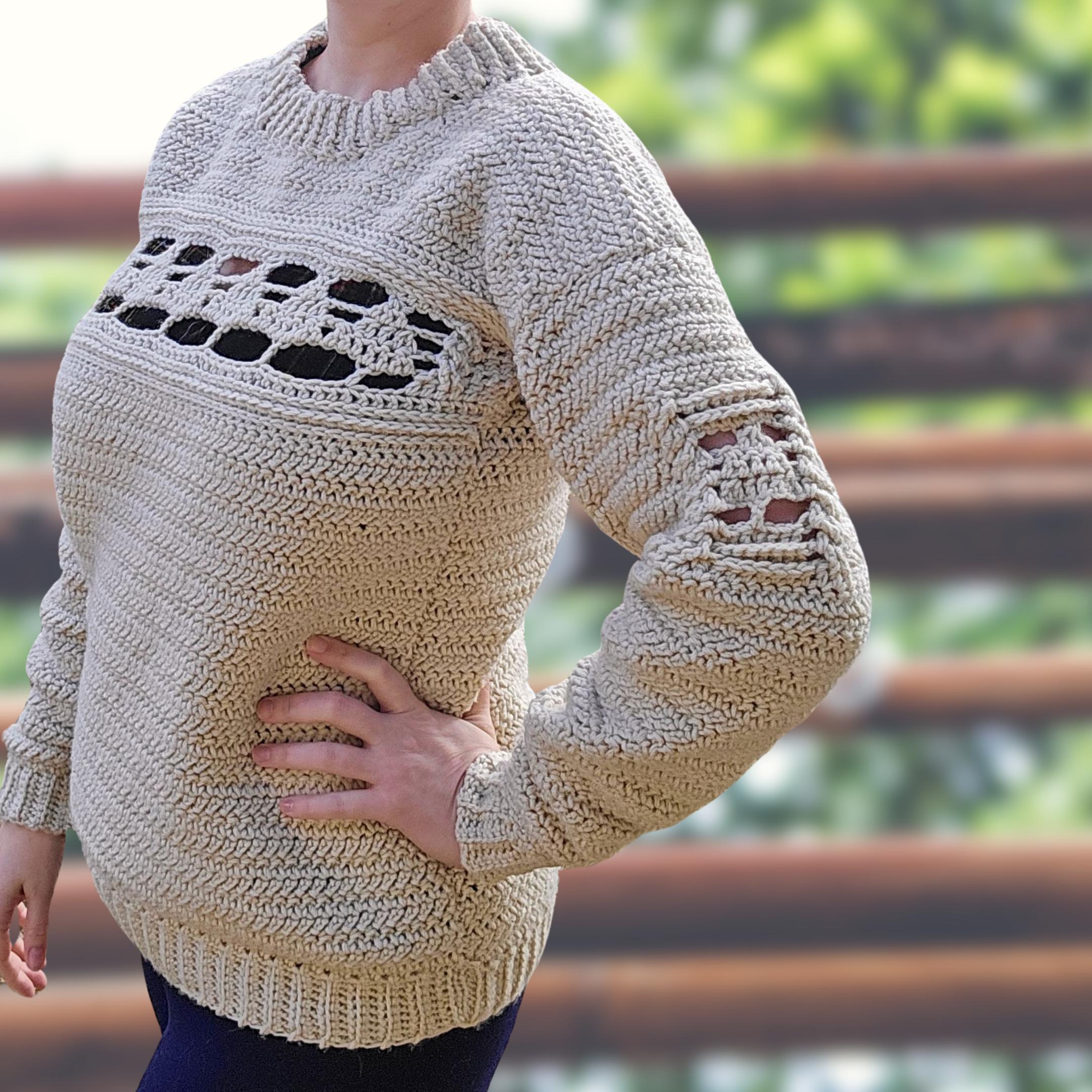 Cozy Holiday Tree Sweater Crochet Pattern - Etsy
