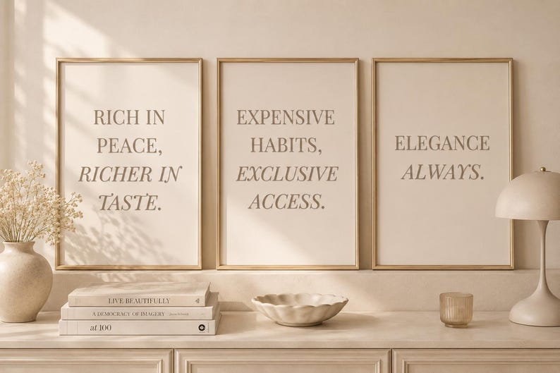 Rich in Peace – Printable Wall Art Set - Etsy UK