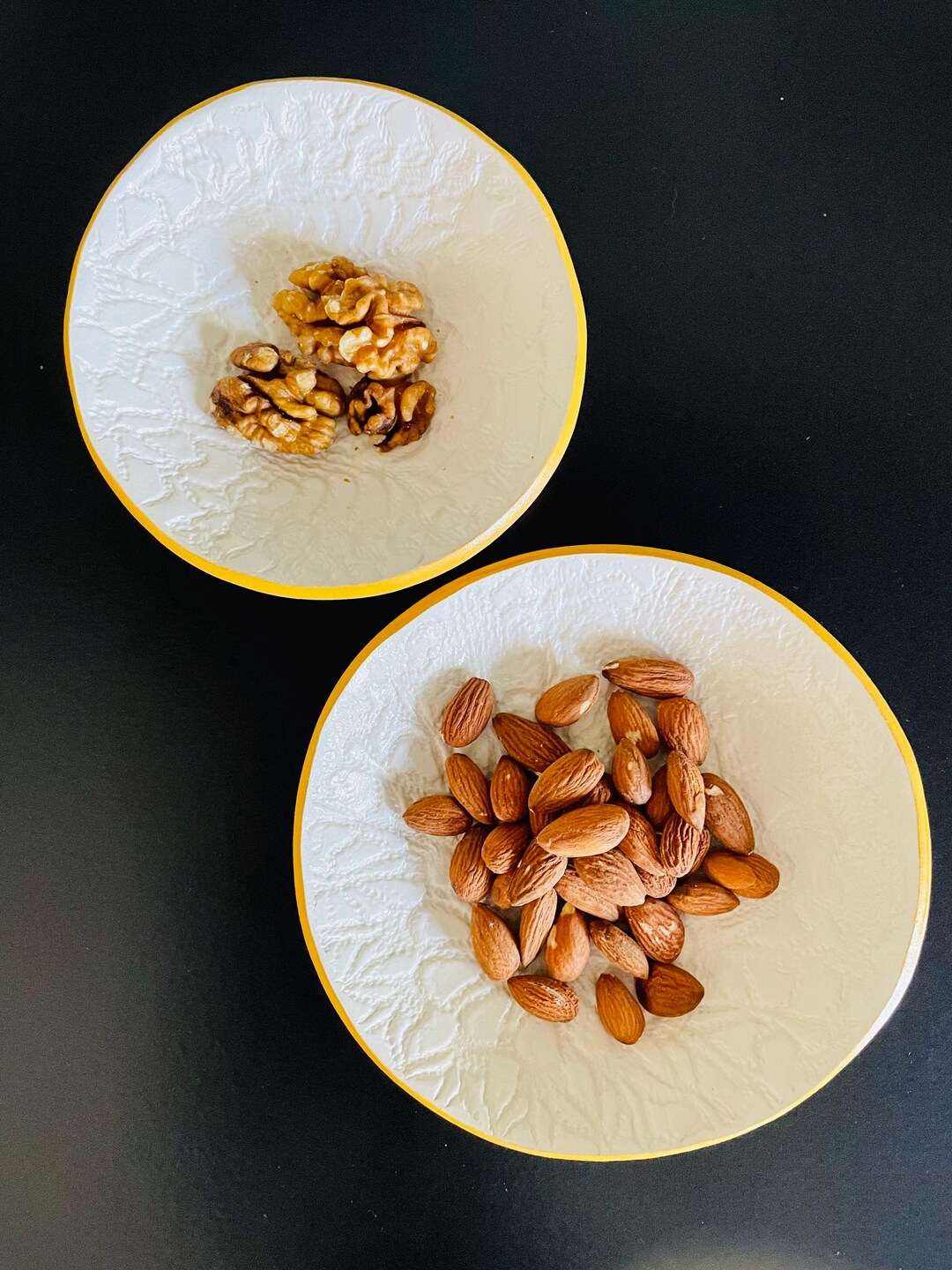 Pair of Clay Appetizer Bowls – Sahara Yellow – Food-grade Glaze – Dry ...