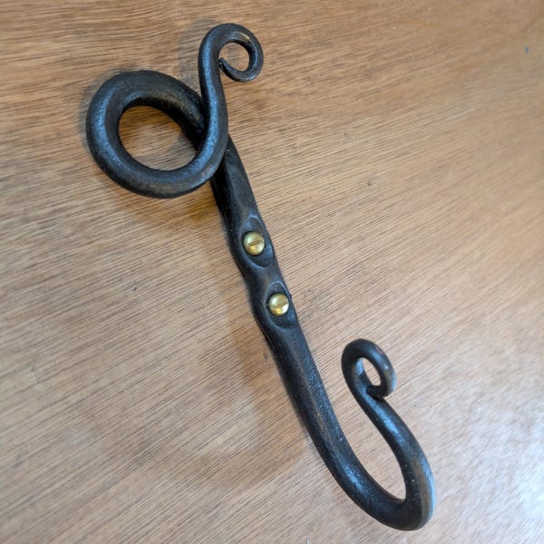 Hand Forged Hook - Etsy