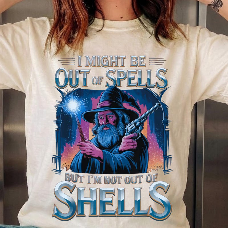 Out of Spells Not Shells Shirt - Etsy