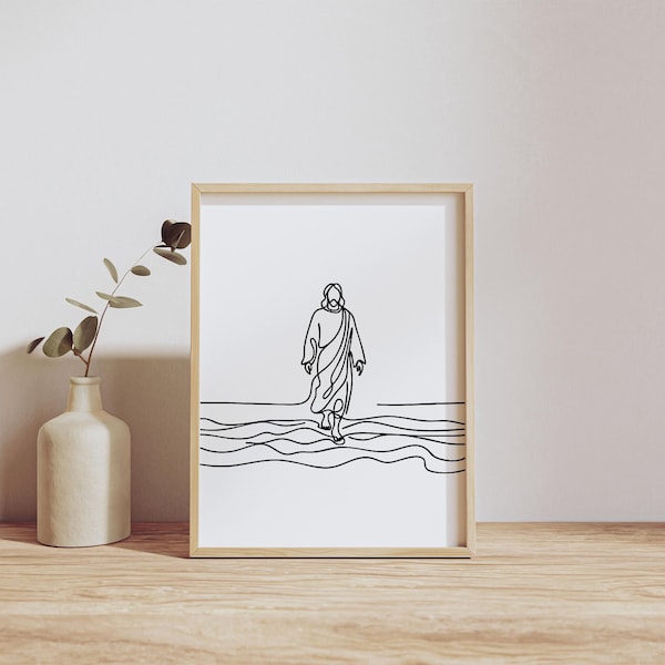 Christian Line Art - Etsy