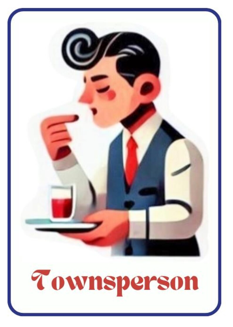 Mafia Game Cards, Printable Cards for the Classic Party Game - Etsy