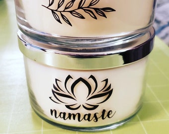 Namaste Candle - Etsy