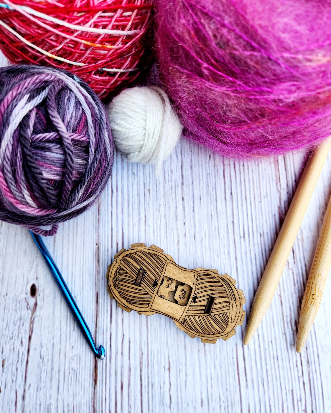 Knitting or Crochet Row Counters, Stitch Counter, Knitting Notion ...