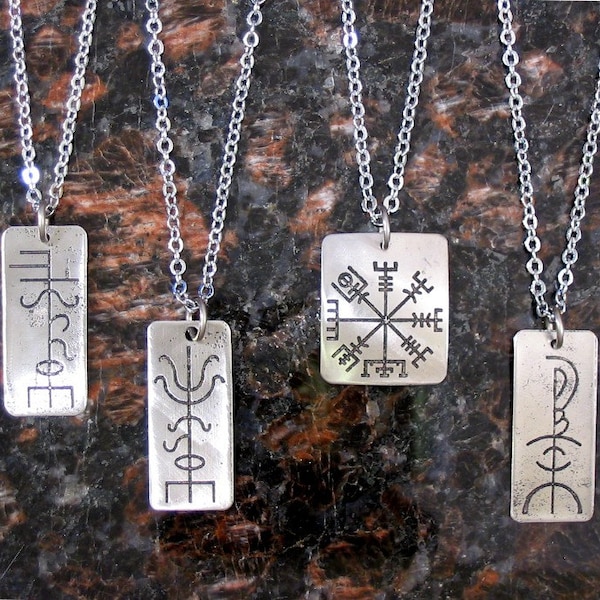 Rune Necklace - Etsy