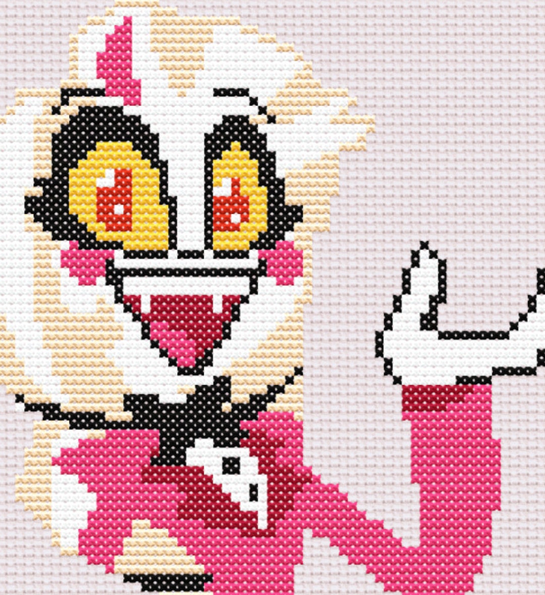 Hazbin Hotel Charlie Cross Stitch Needlepoint Pattern Digital Download ...