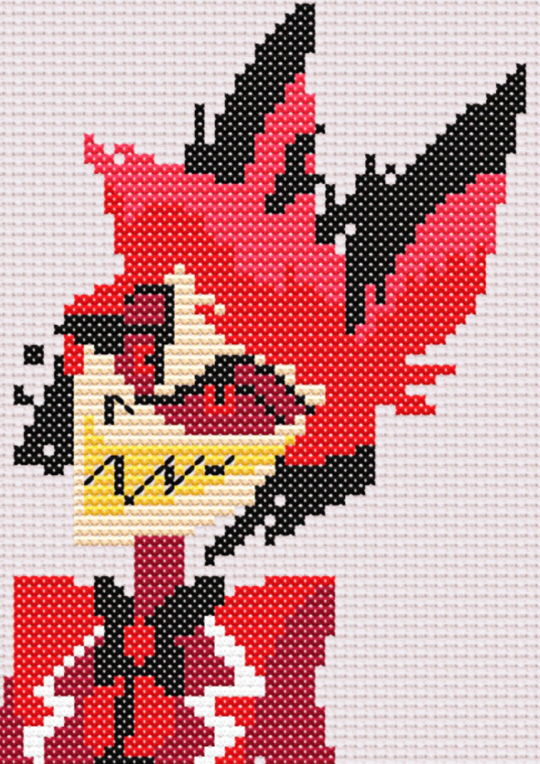 Hazbin Hotel Alastor Cross Stitch Pattern Digital Download - Etsy