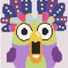 Bluey Chattermax Toy Owl Bird Annoying Children Cross Stitch ...