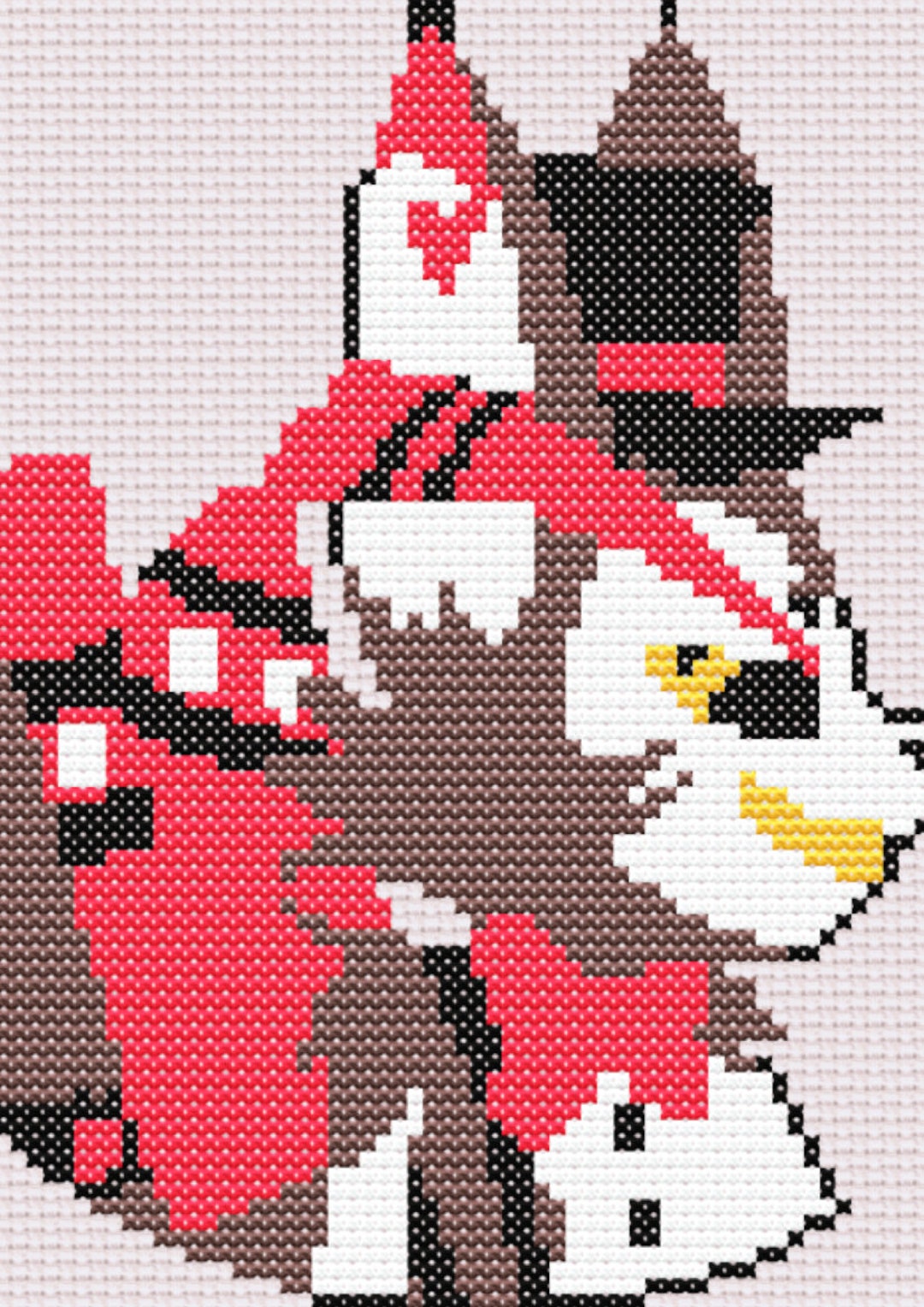Hazbin Hotel Husk Cross Stitch Pattern Digital Download - Etsy