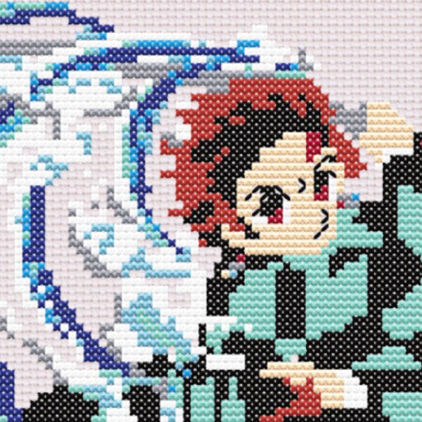 Demon Slayer Cross Stitch - Etsy