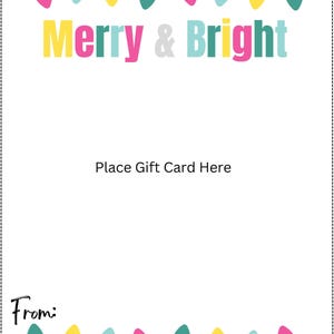 Gift Card Holders Printable, Easy and Festive 4 Options for Instant ...