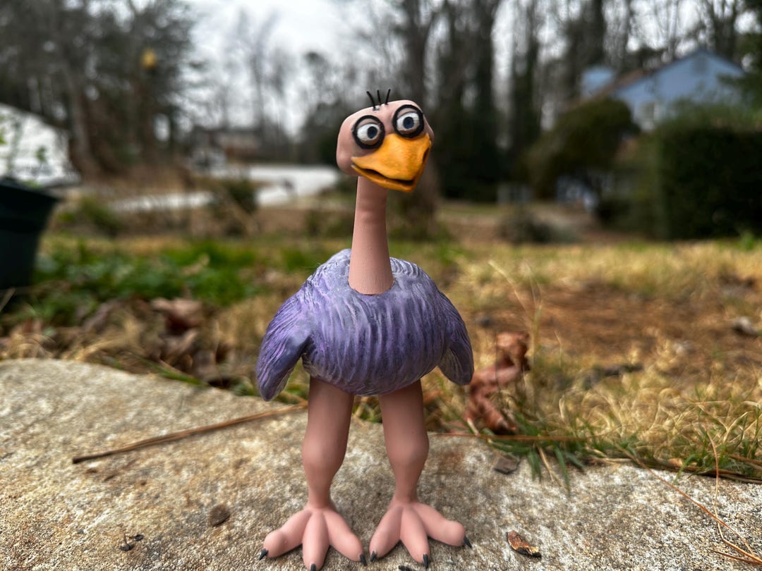 Willy’s Wonderland Hand Painted Ozzie the Ostrich Figure - Etsy