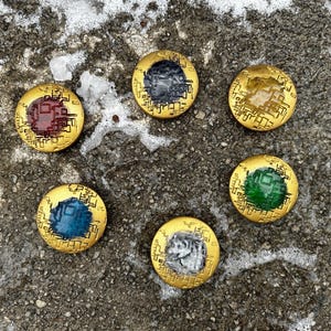 Power Rangers 2017 Movie Inspired Yellow Ranger Ninjetti Bear Coin - Etsy