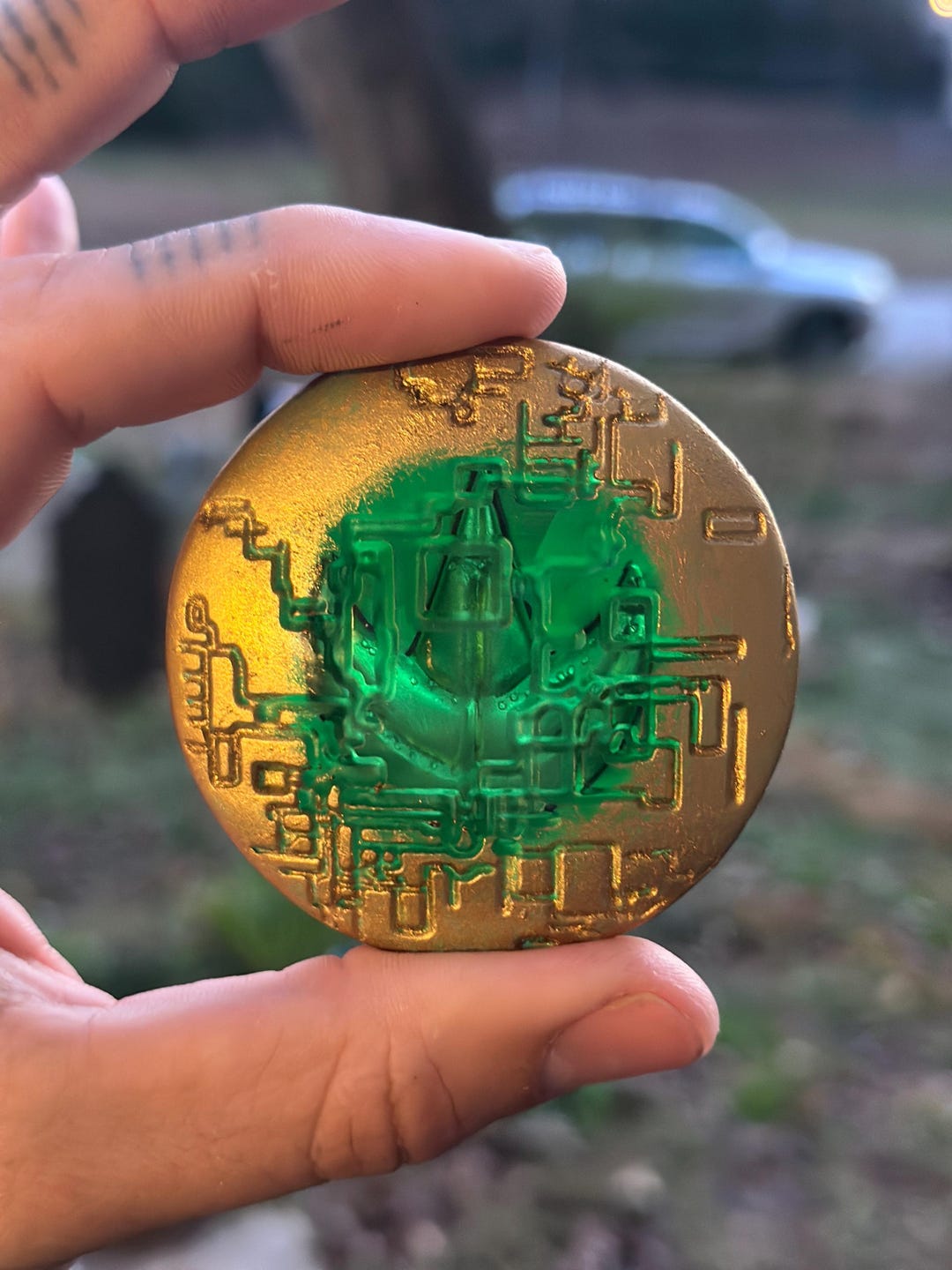 Power Rangers 2017 Movie Inspired Green Dragon Symbol Coin - Etsy