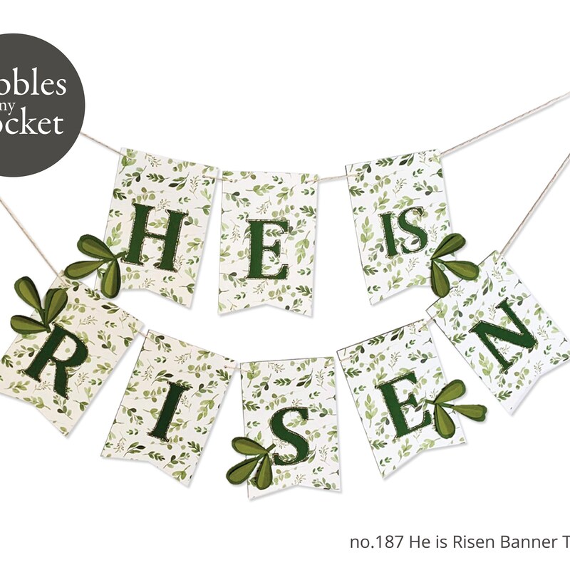 He is Risen Banner - Etsy