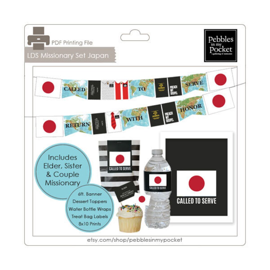 LDS Missionary Set Japan Digital Download Pdf Printables - Etsy