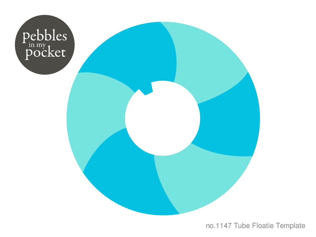 No.1147 Tube Floatie Digital Download SVG & Pdf - Etsy