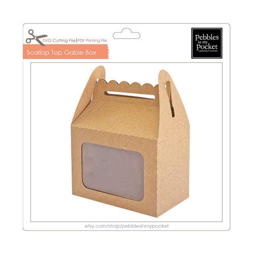 No.355 Picnic Box With Scallop Edge Digital Download SVG & Pdf - Etsy UK