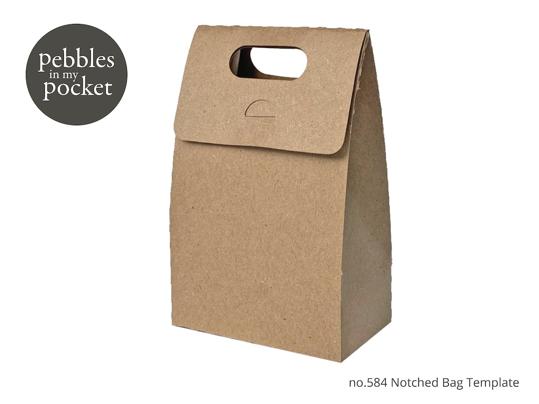 No.584 Notched Bag Digital Download SVG & Pdf - Etsy