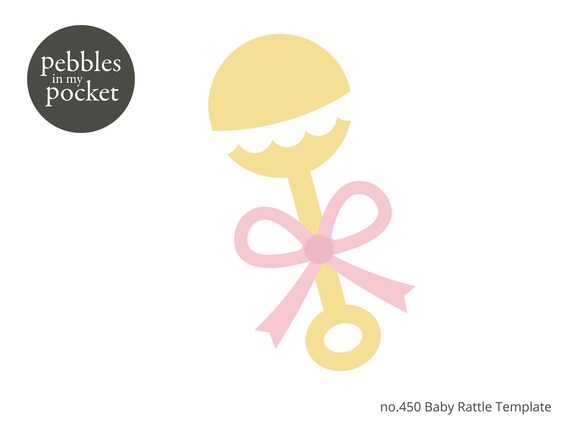 Baby Girl Rattle Clipart