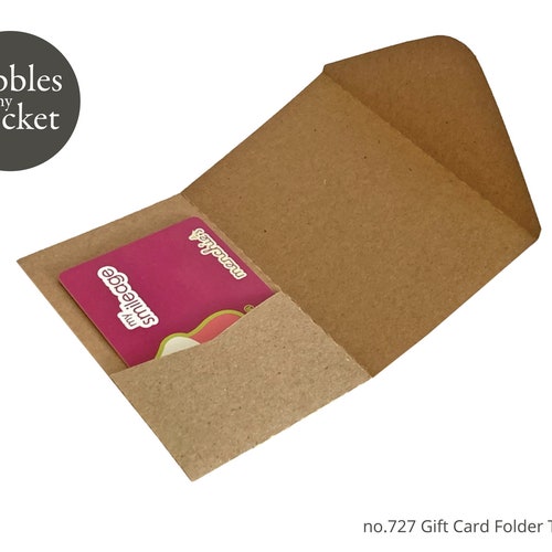 Folded Gift Card Holder Digital Download SVG & Pdf - Etsy