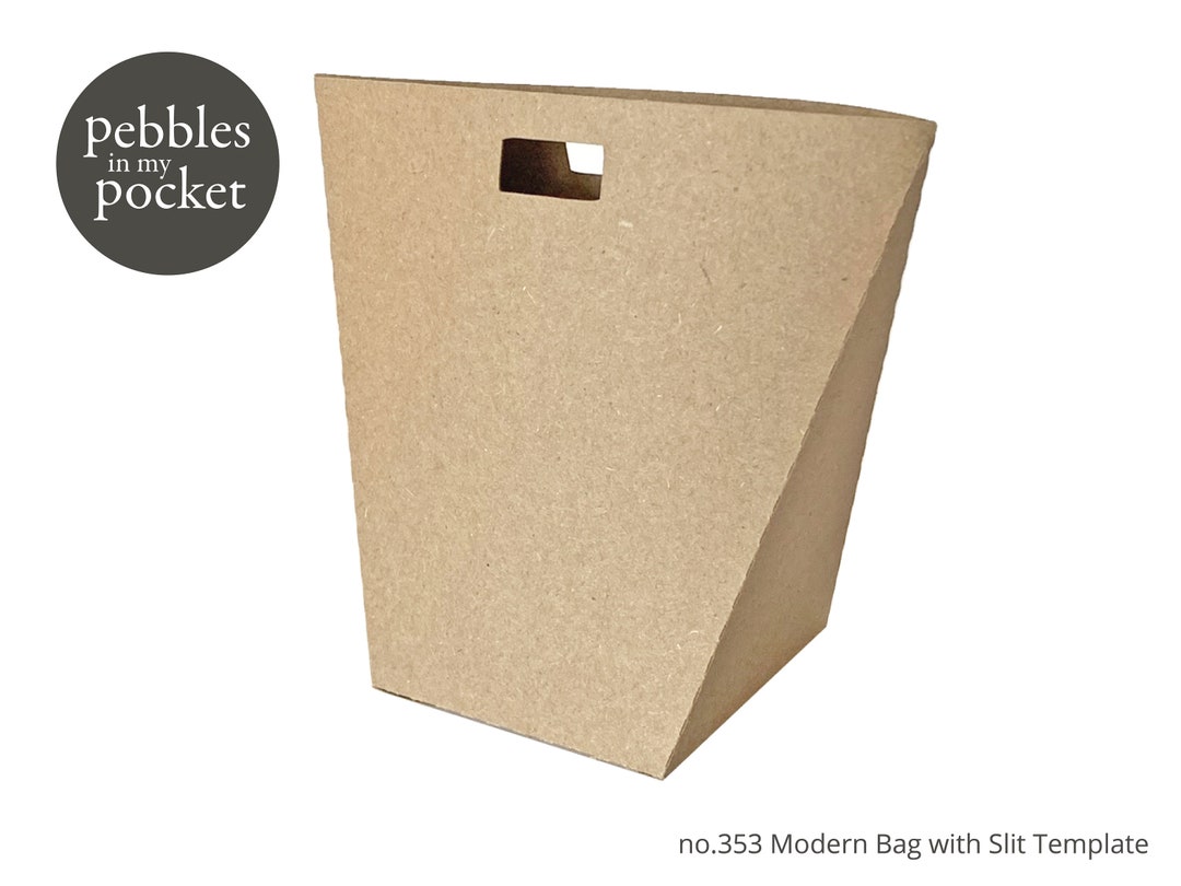 No.353 Modern Bag With Slit Digital Download SVG & Pdf - Etsy