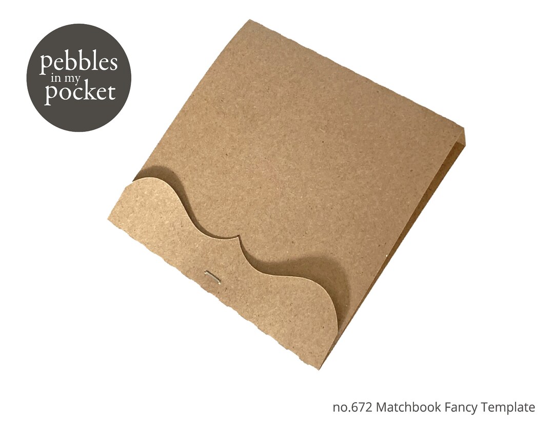 No.672 Matchbook Fancy Digital Download SVG & Pdf - Etsy