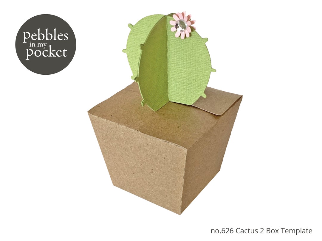 No.626 Cactus 2 Box Digital Download SVG & Pdf - Etsy