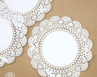 White paper doilies | Etsy