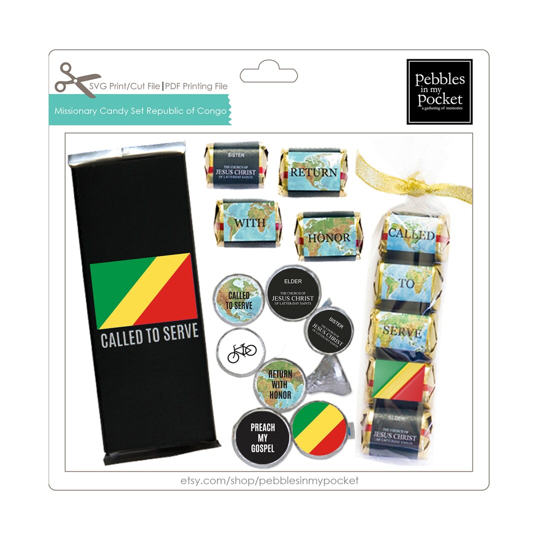 Missionary Candy Set Republic of Congo Digital Download Print/cut SVG ...