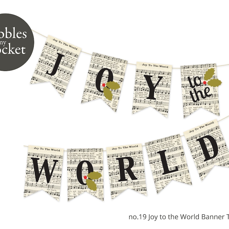 Joy Banner - Etsy