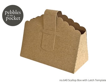 No.355 Picnic Box With Scallop Edge Digital Download SVG & Pdf - Etsy UK