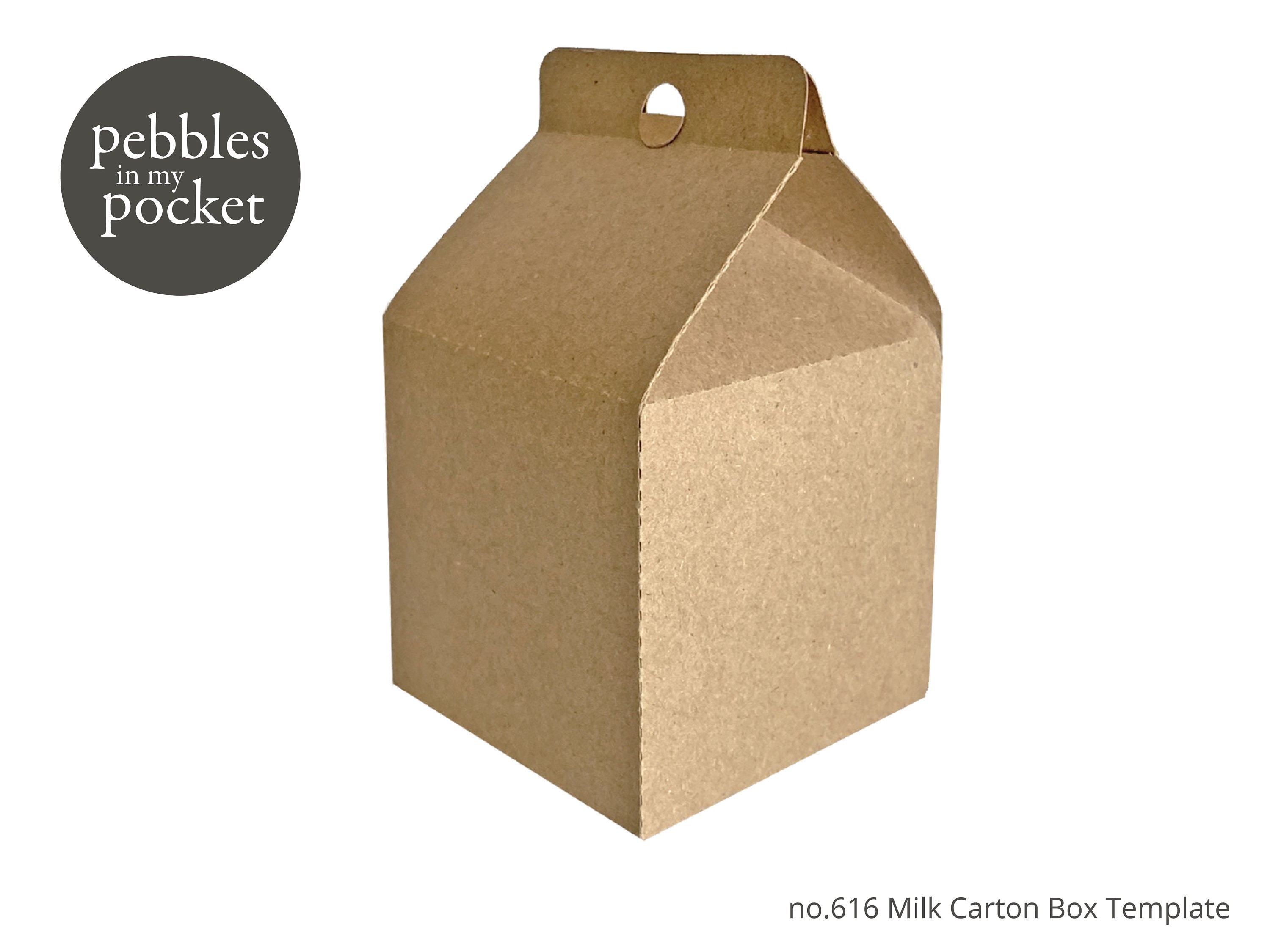 No.616 Milk Carton Digital Descargar SVG & Pdf - Etsy España