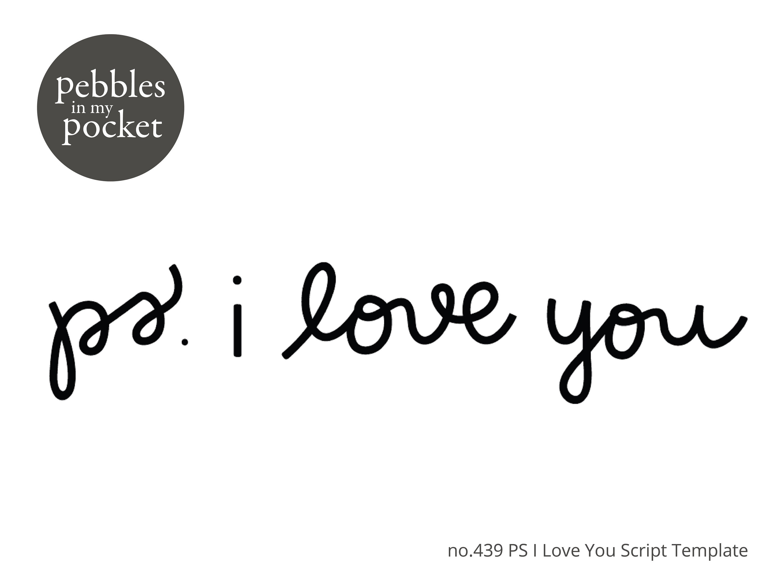 Ps I Love You Font