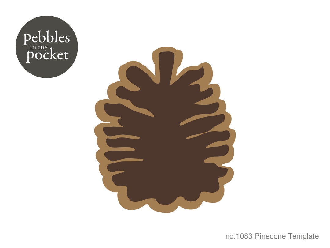 No.1083 Pinecone Digital Download SVG & Pdf - Etsy
