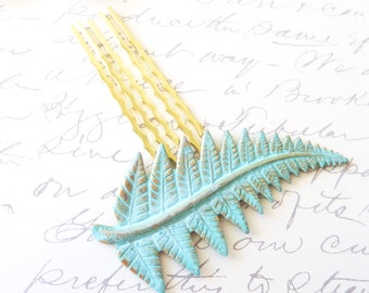Mint Green Hair Comb - Etsy