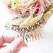Gold Sparrow Hair Comb - Flying Swallow Hair Comb - Large Bird Hair ...