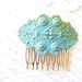 Verdigris Floral Ornate Victorian Hair Comb - Woodland Collection ...